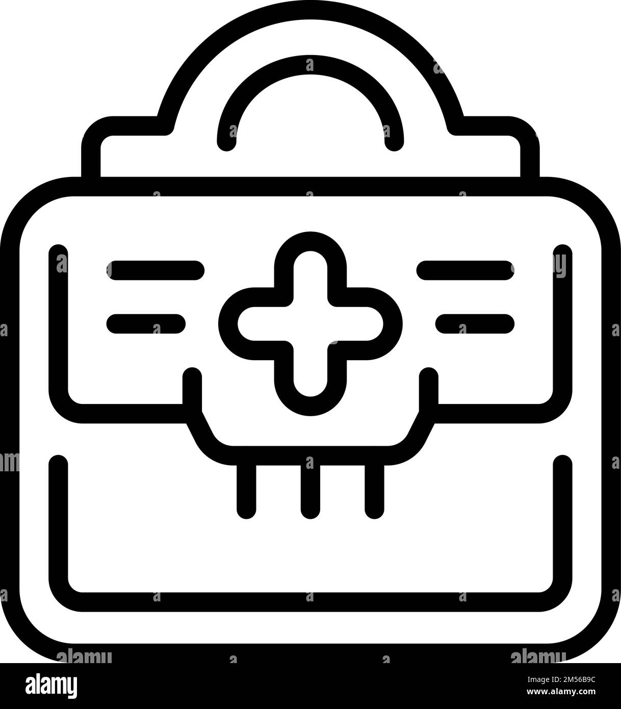 First aid kit icon outline vector. Medical cotton. Medicine health ...