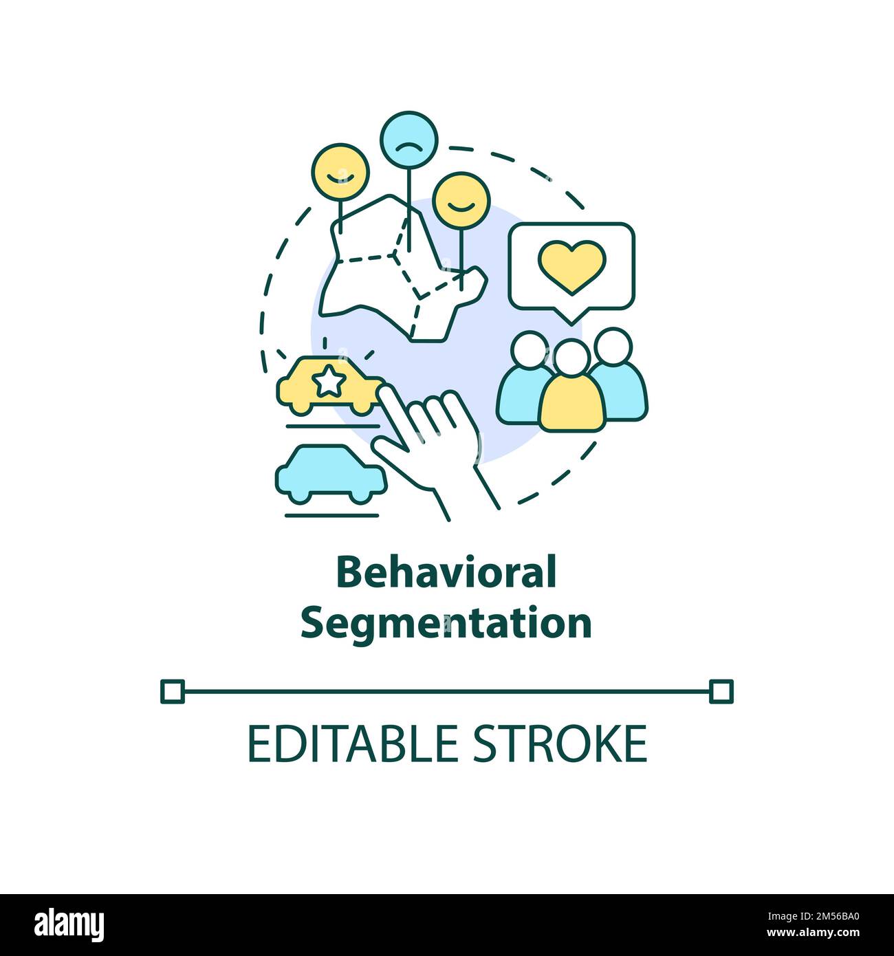 Behavioral segmentation concept icons set Stock Vector Image & Art - Alamy Behavioral segmentation concept icons set Stock Vector Image & Art - Alamy
