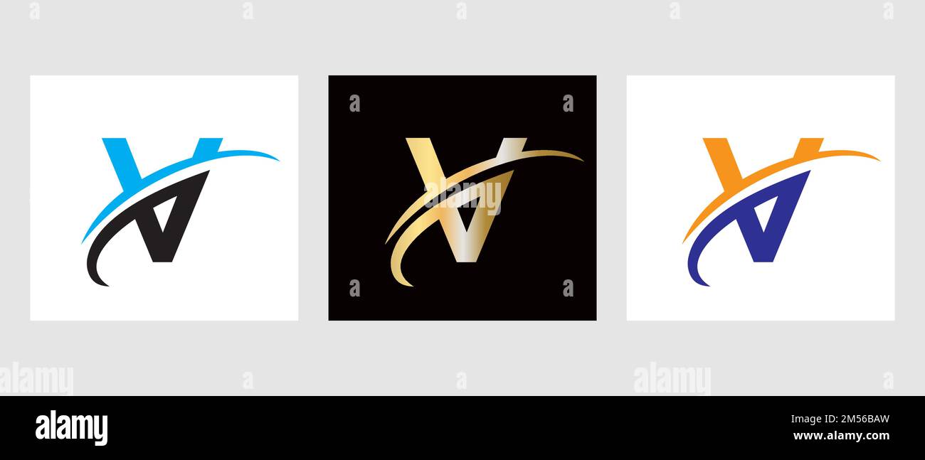 Monogram V Letter Logotype Symbol. Letter V Logo Design Template Stock ...