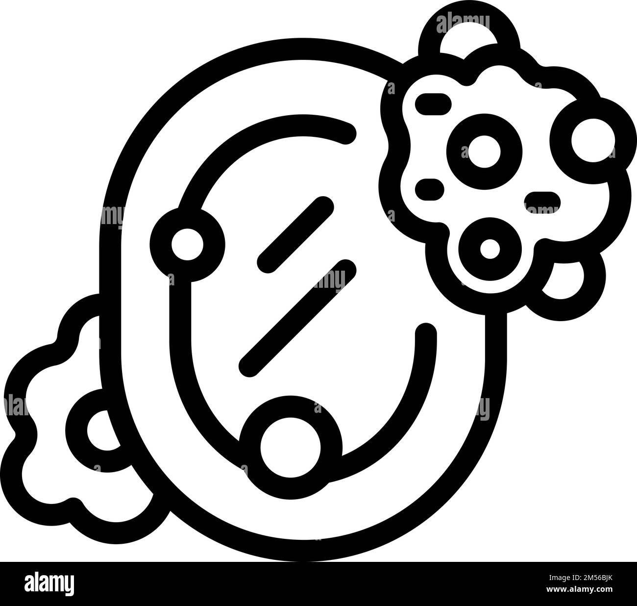 Disinfect virus icon outline vector. Clean bottle. Wash liquid Stock ...