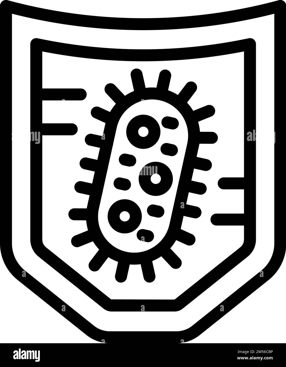 Guard virus icon outline vector. Clean liquid. Spray alcohol Stock ...