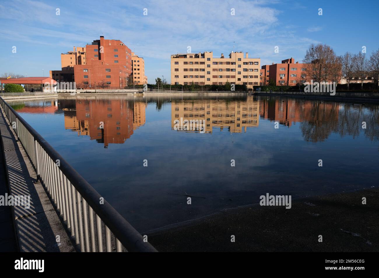 Fuenlabrada, Madrid. Spain. 26 December 2022. Views of the city with ...