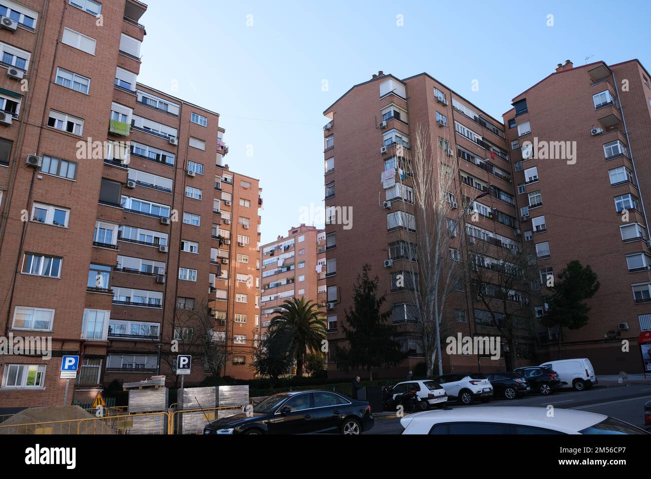 Fuenlabrada, Madrid. Spain. 26 December 2022. Views of the city with ...