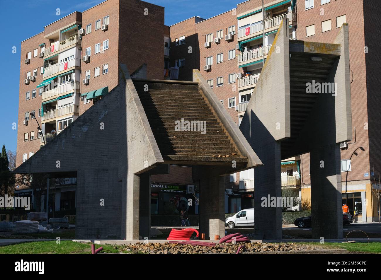 Fuenlabrada, Madrid. Spain. 26th December 2022. View of the Fuente de ...