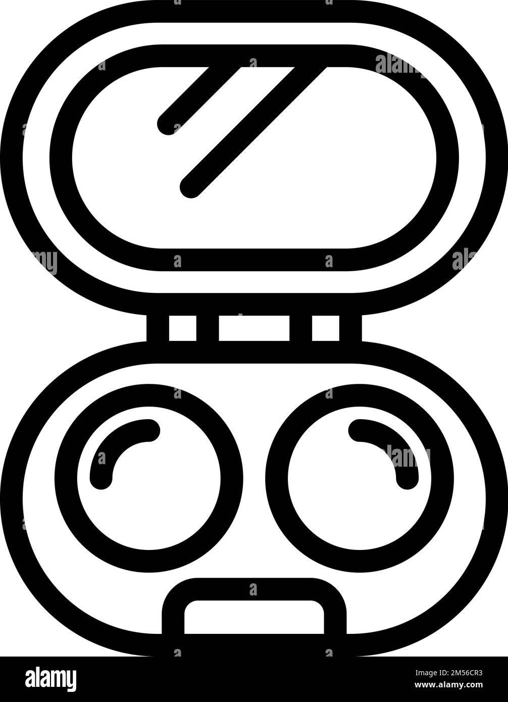 Mirror makeup icon outline vector. Beauty cream. Cosmetic care Stock ...