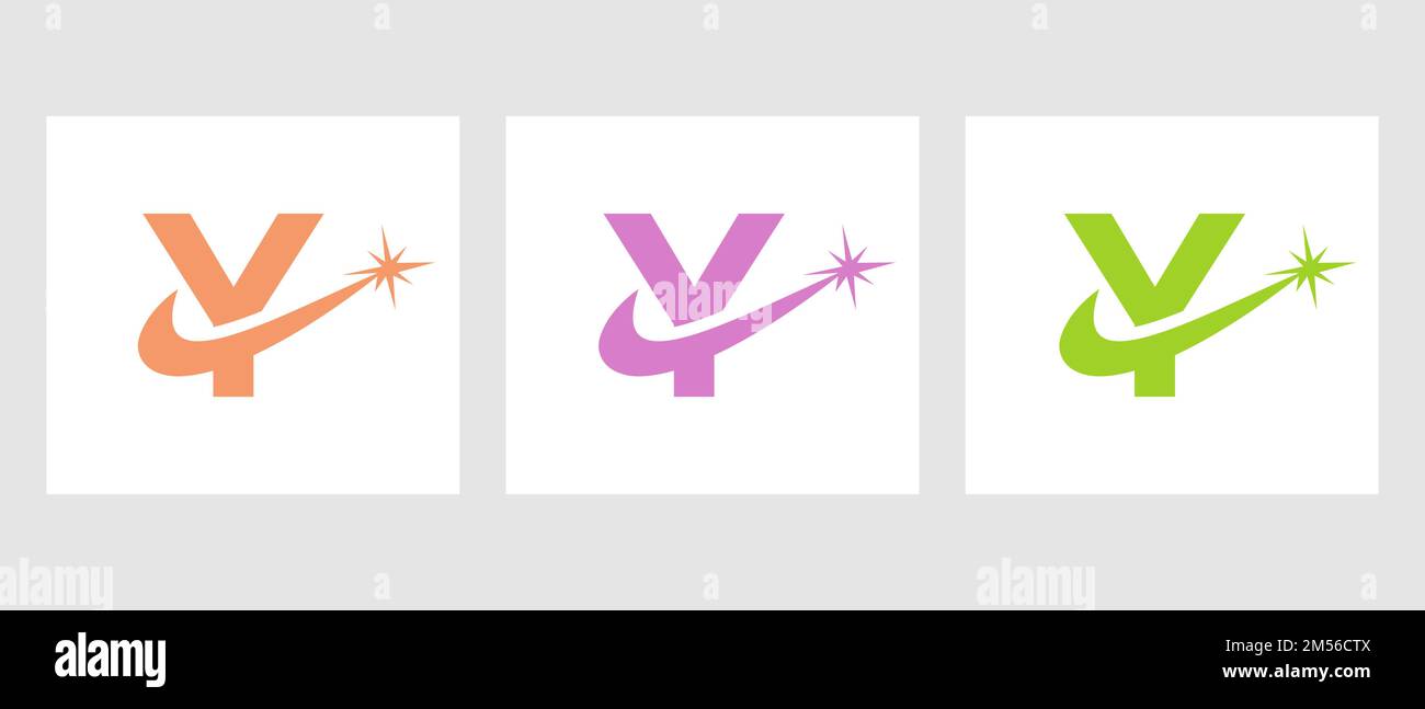 Letter Y Spark Logo Design Vector Template Stock Vector Image & Art - Alamy