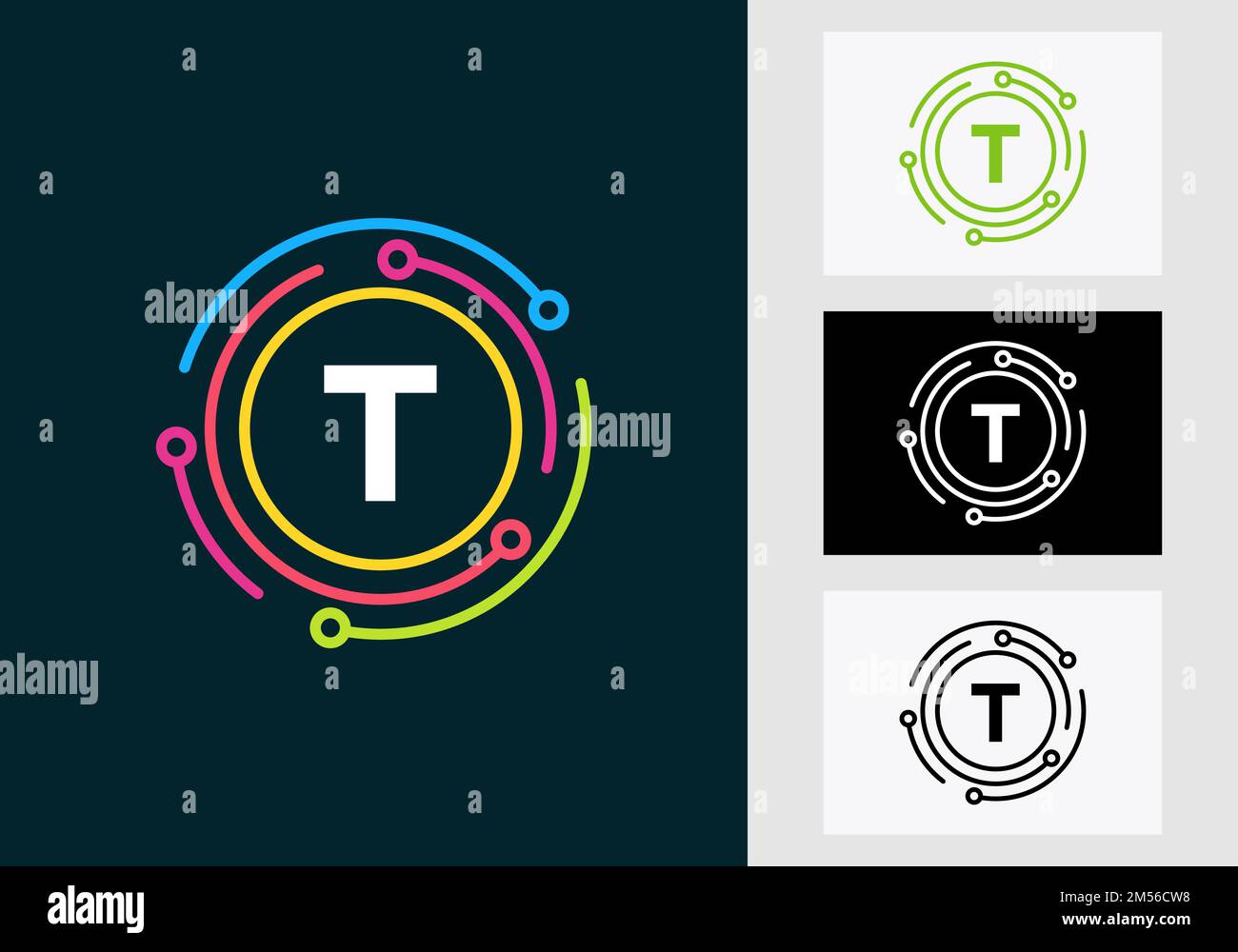 Circled Letter T Symbols