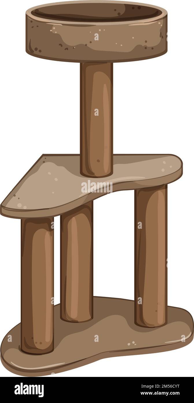 toy cat tree cartoon vector illustration Stock Vector Image & Art - Alamy