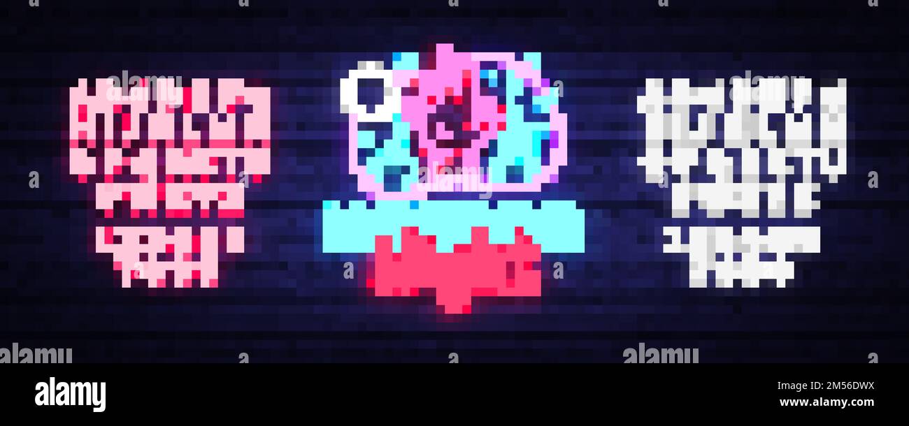 Horror Night neon sign vector. Halloween Poster Design template neon ...