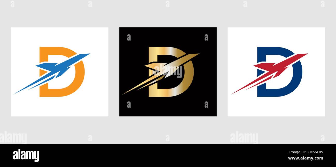 Tropical Travel Logo On Letter D Concept. Initial Letter D Travel Logo ...