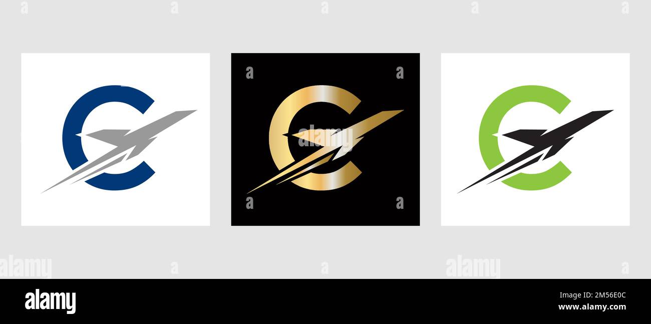 Tropical Travel Logo On Letter C Concept. Initial Letter C Travel Logo ...