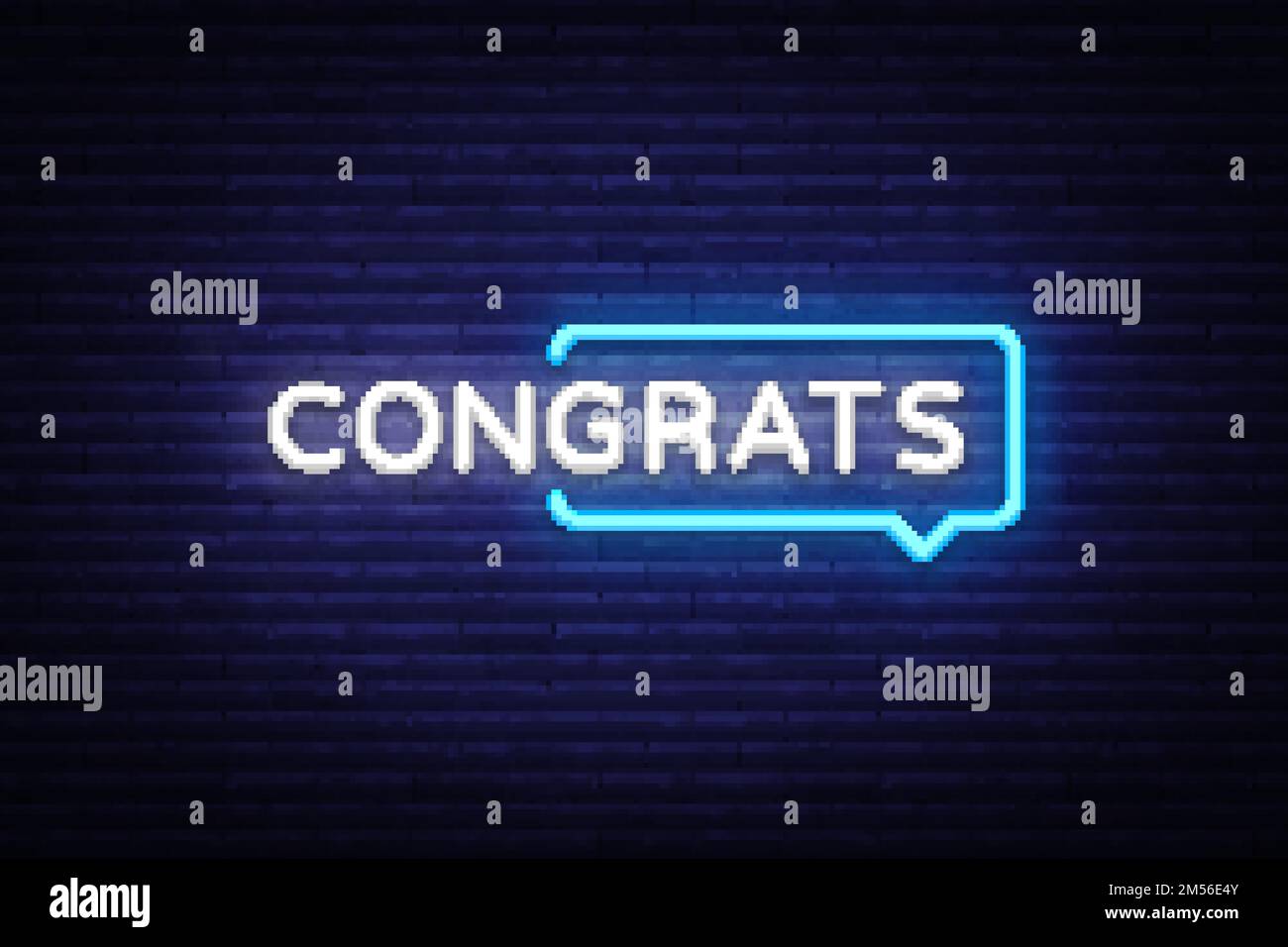 Congrats Neon Text Vector. Congrats neon sign, design template, modern ...