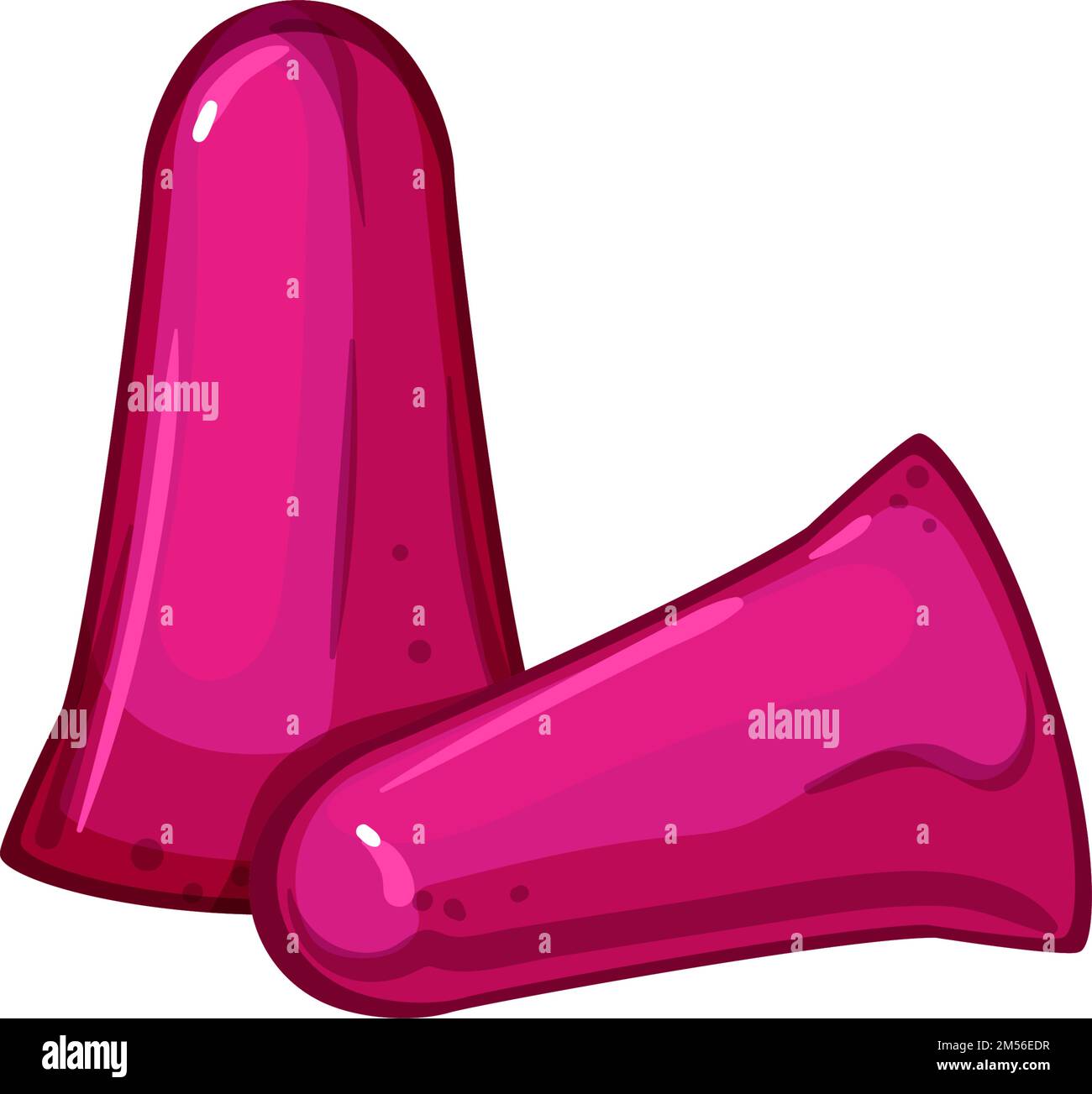 care earplugs noise cartoon vector illustration Stock Vector Image ...