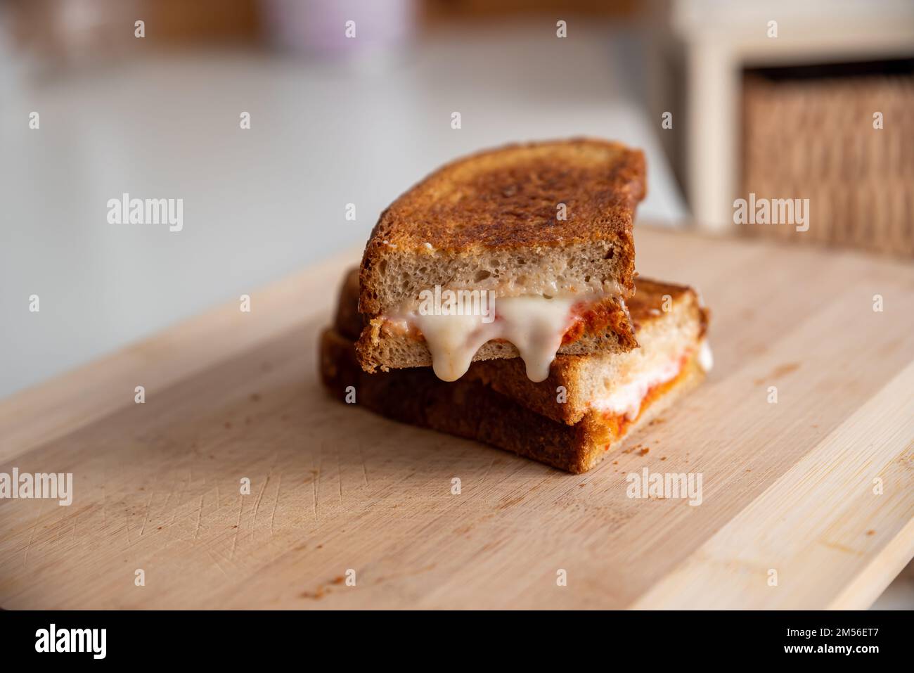 homemade cheese toast , Melted cheese toast with home made healthy ...