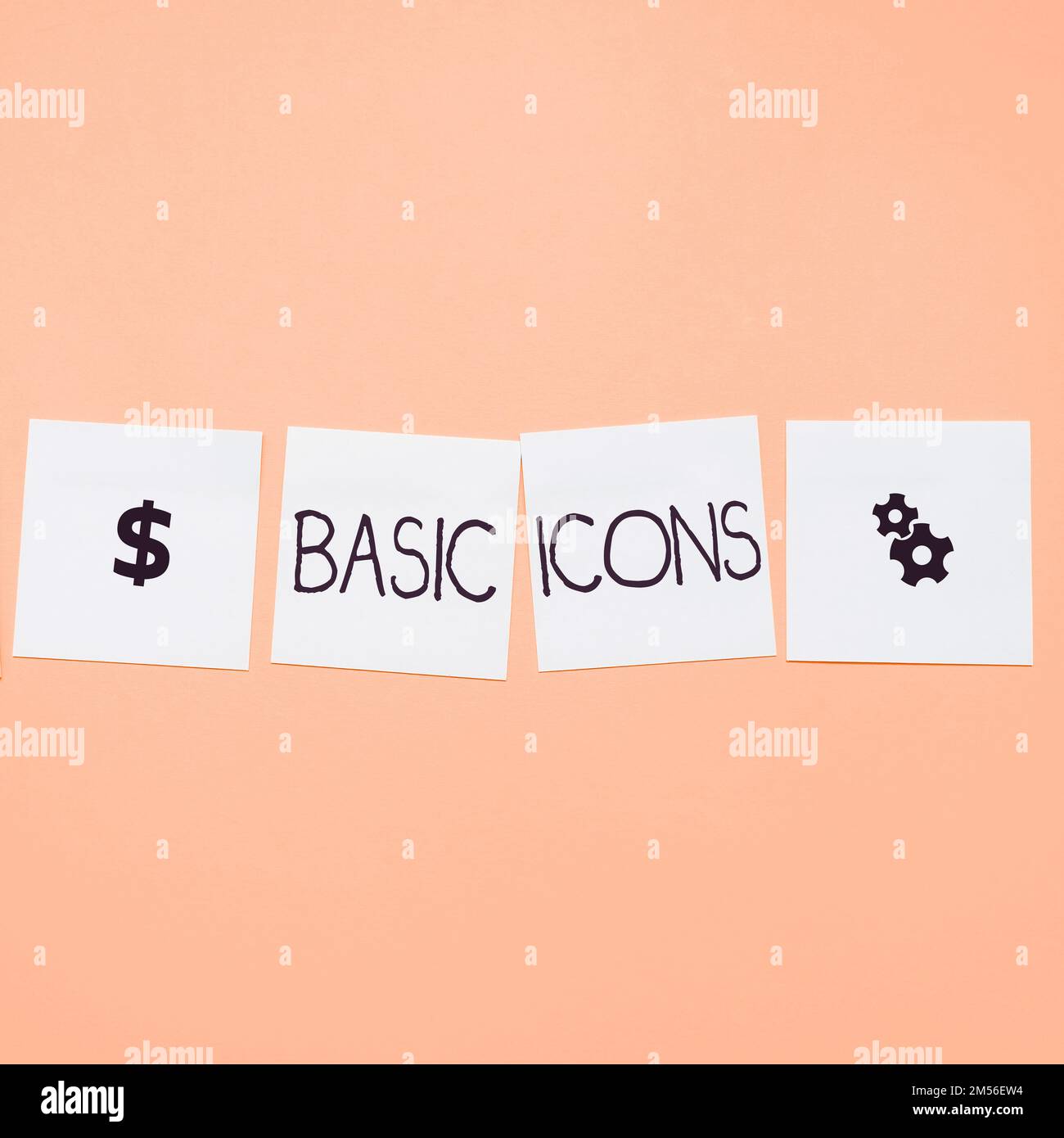 Hand writing sign Basic Icons. Business concept pictogram or ideogram ...
