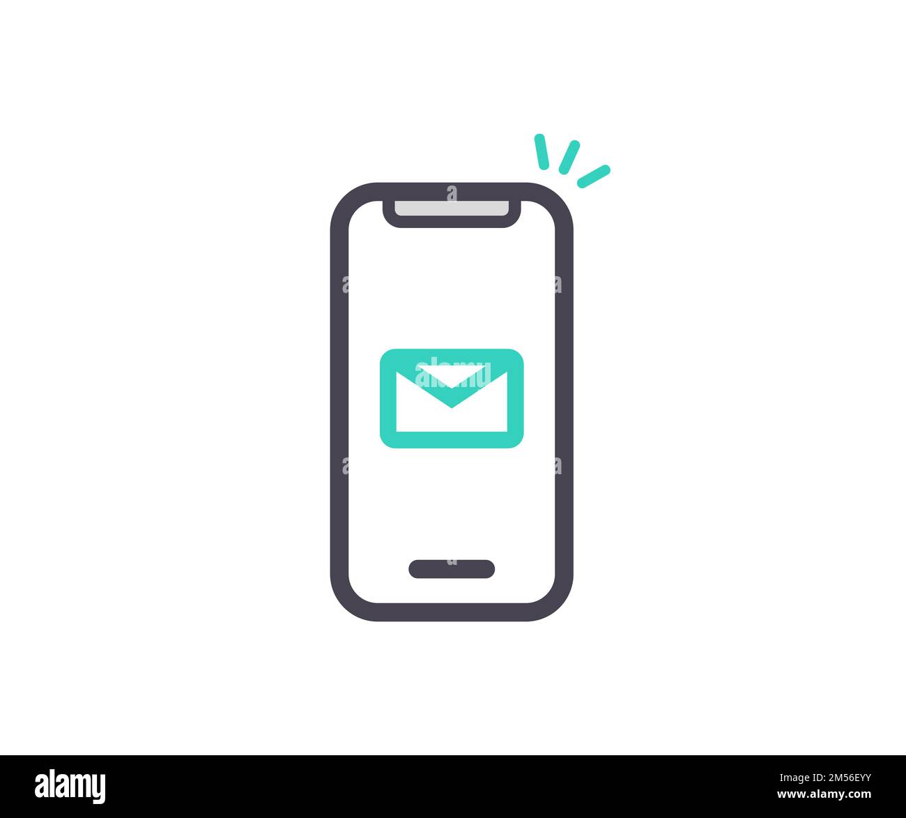 Delivery phone message Stock Vector Images - Alamy