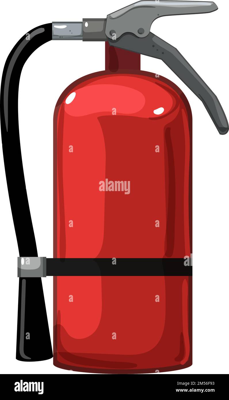 safety fire extinguisher cartoon vector illustration Stock Vector Image ...