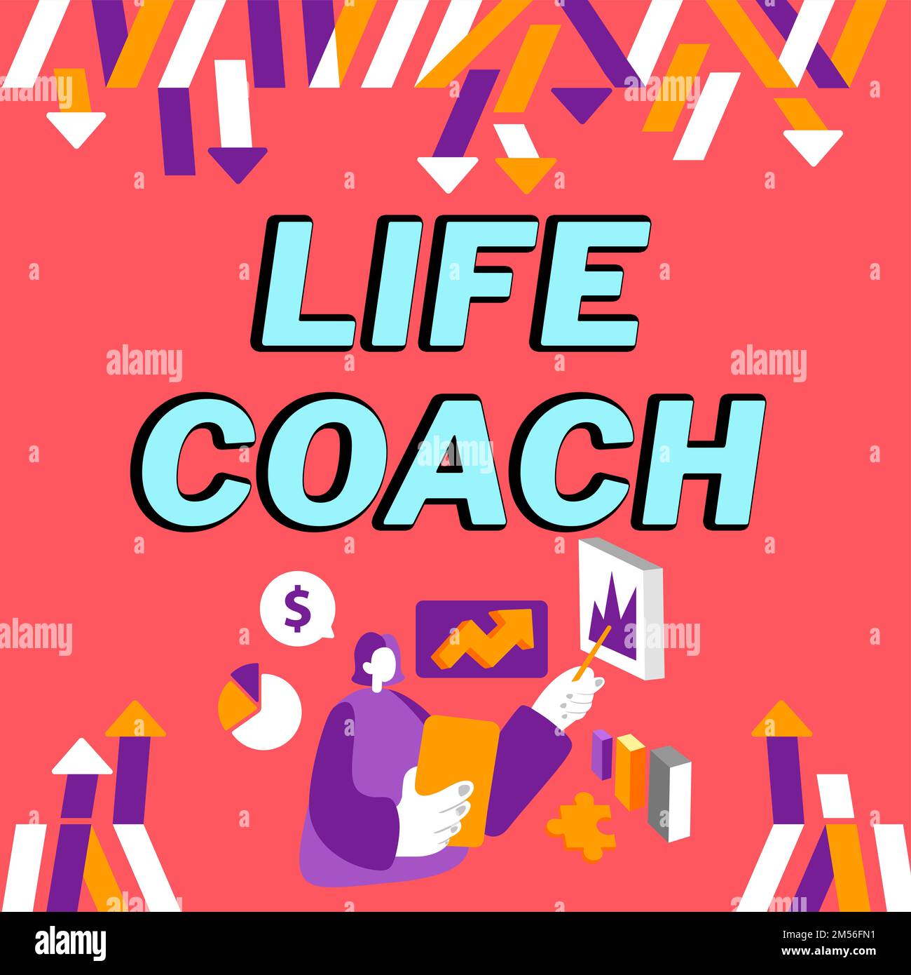 Text sign showing Life Coach. Business idea A person who advices ...