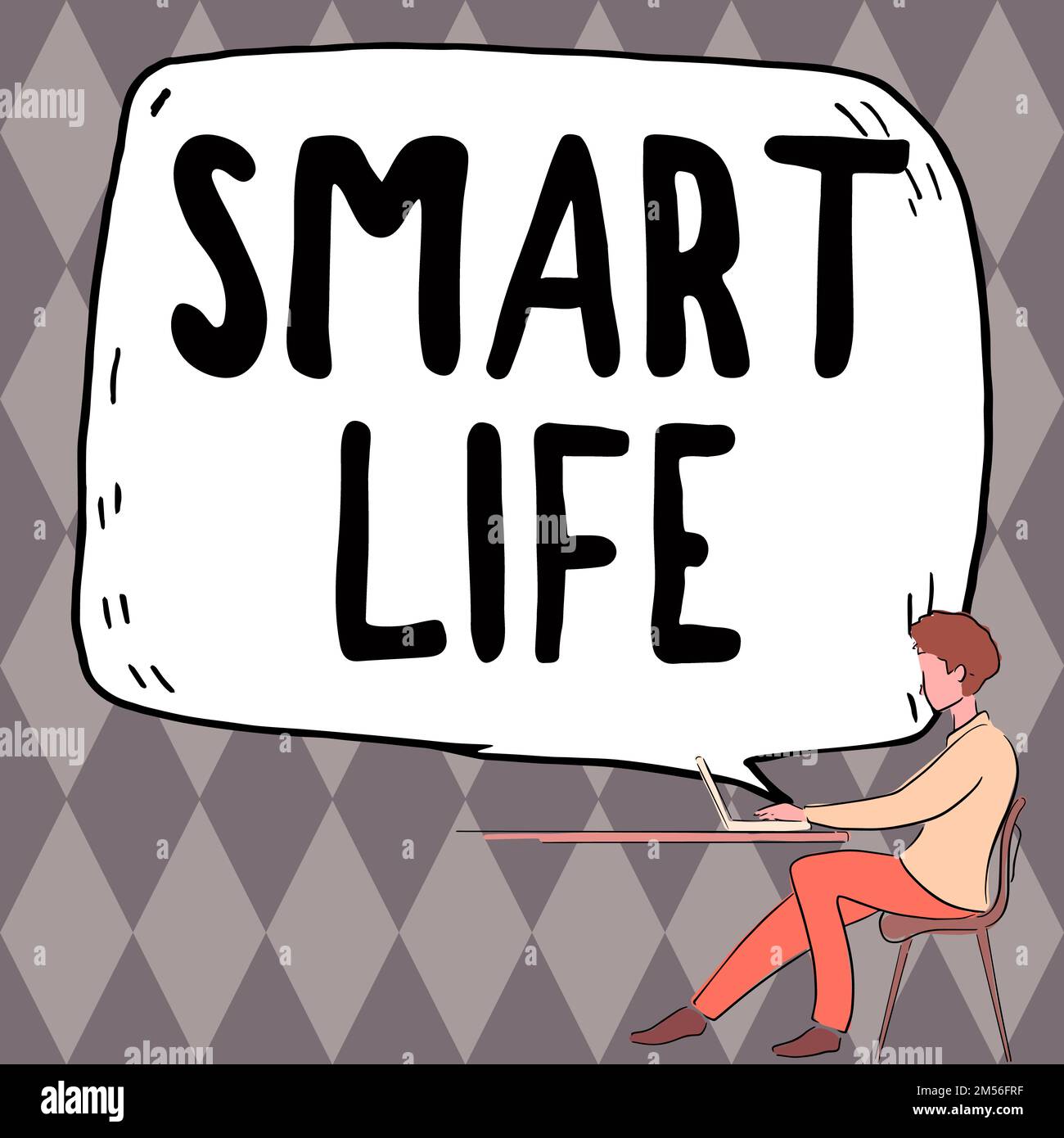 Inspiration showing sign Smart Life. Word for approach conceptualized ...