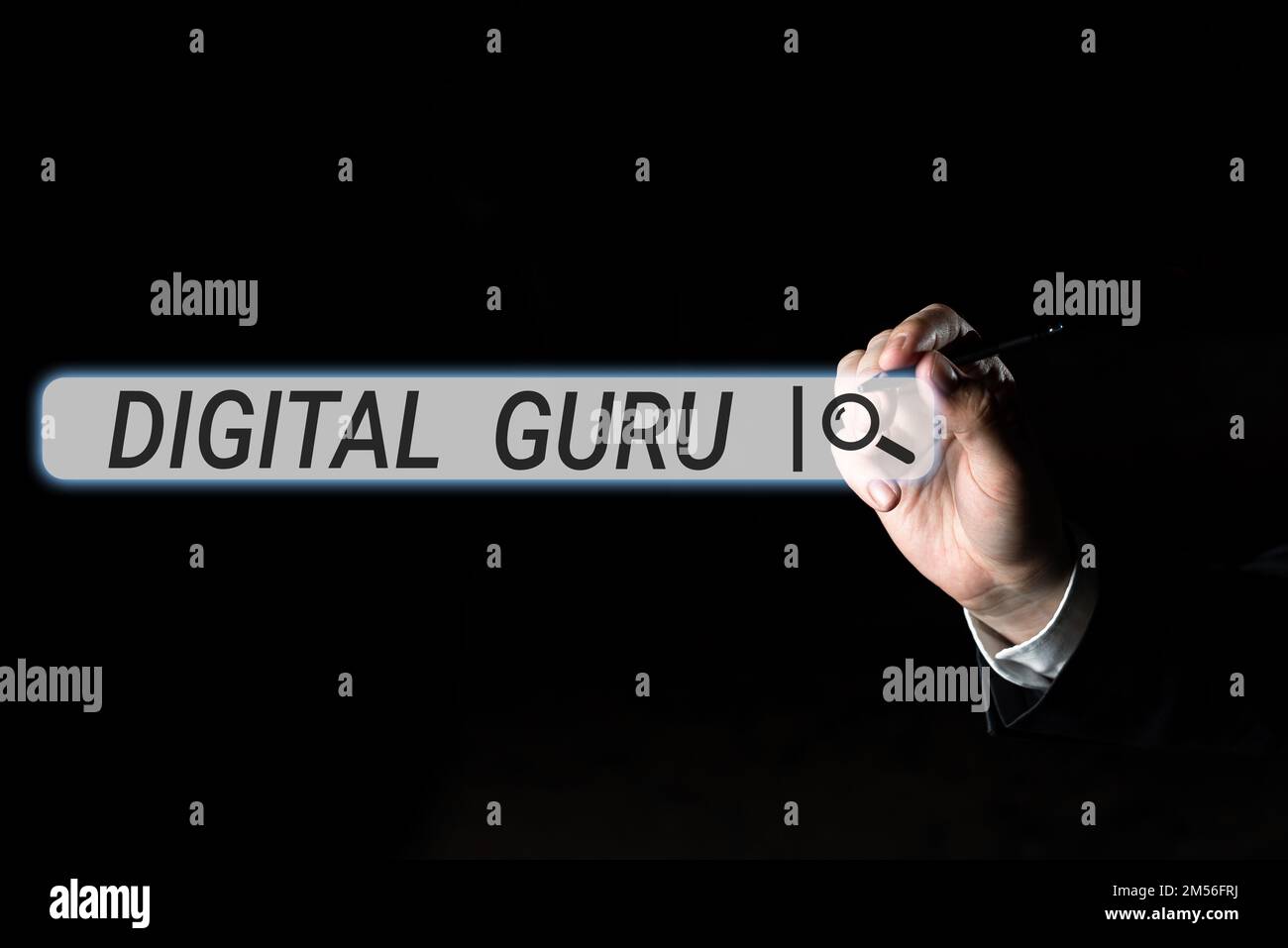 Sign displaying Digital Guru. Conceptual photo teacher and intellectual ...