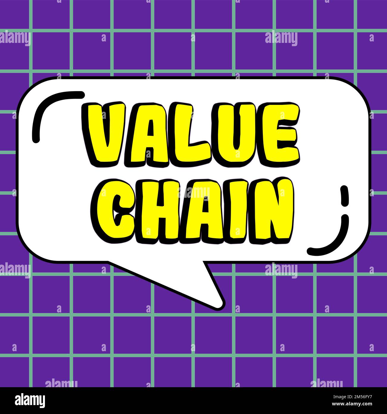 Text sign showing Value Chain. Concept meaning Business manufacturing ...