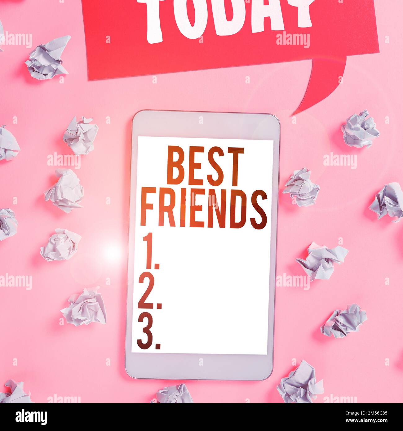 Sign displaying Best Friends. Word Written on A person you value above ...