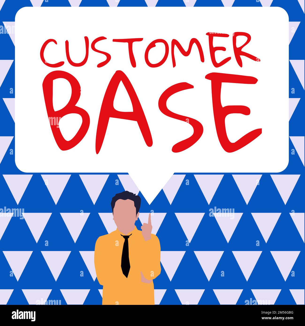 Writing displaying text Customer Base. Business concept encourage ...