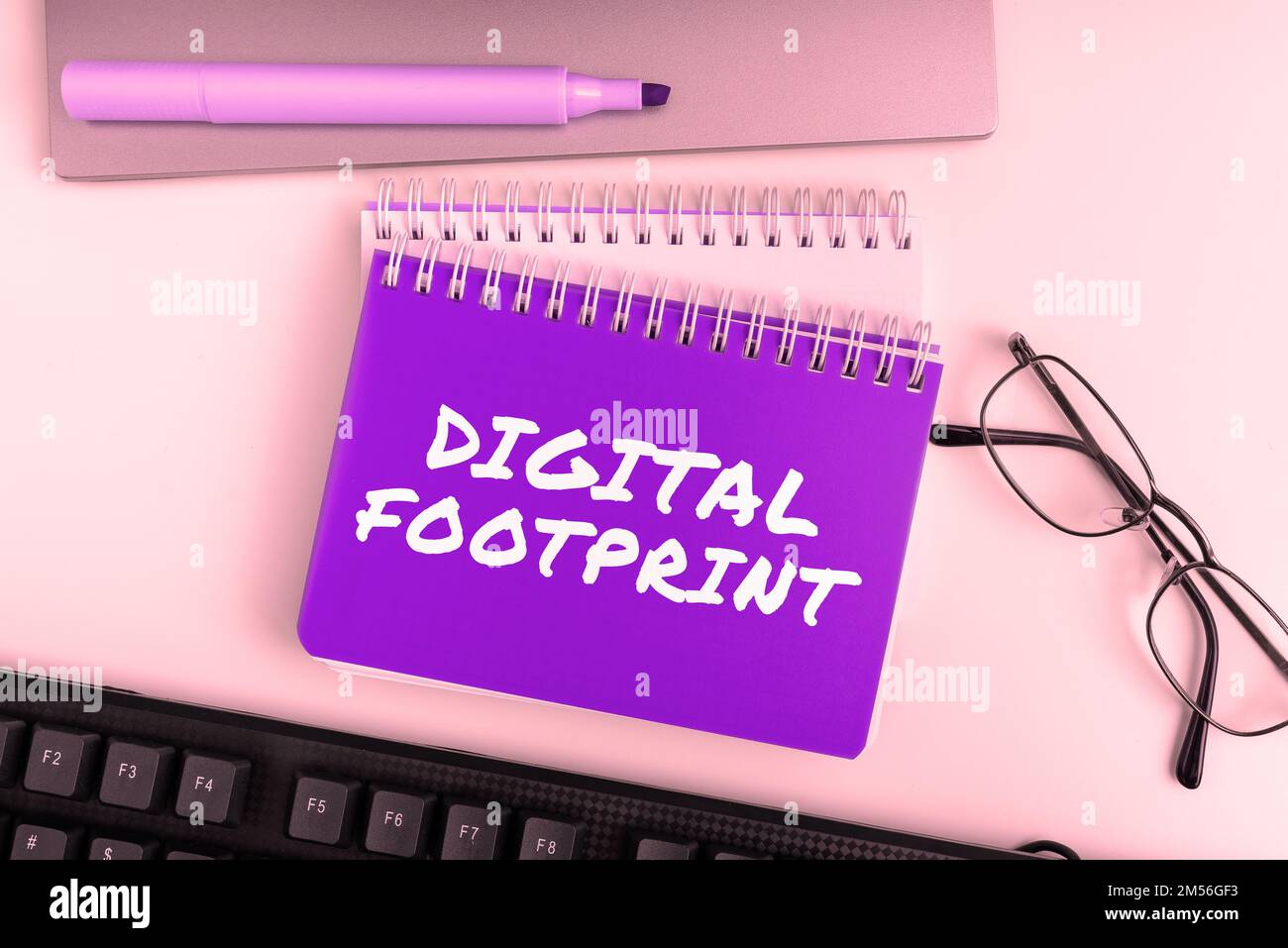Sign displaying Digital Footprint. Business overview uses digital ...