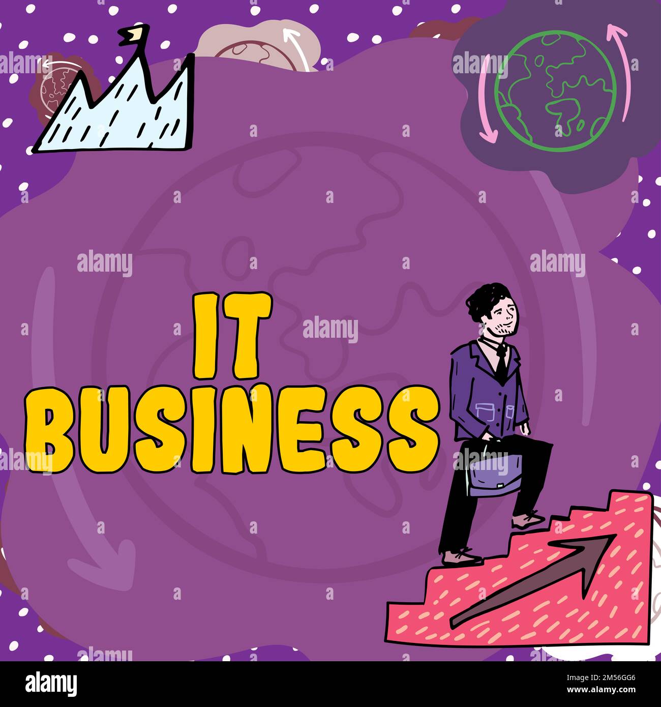 Text showing inspiration It Business. Internet Concept organization ...