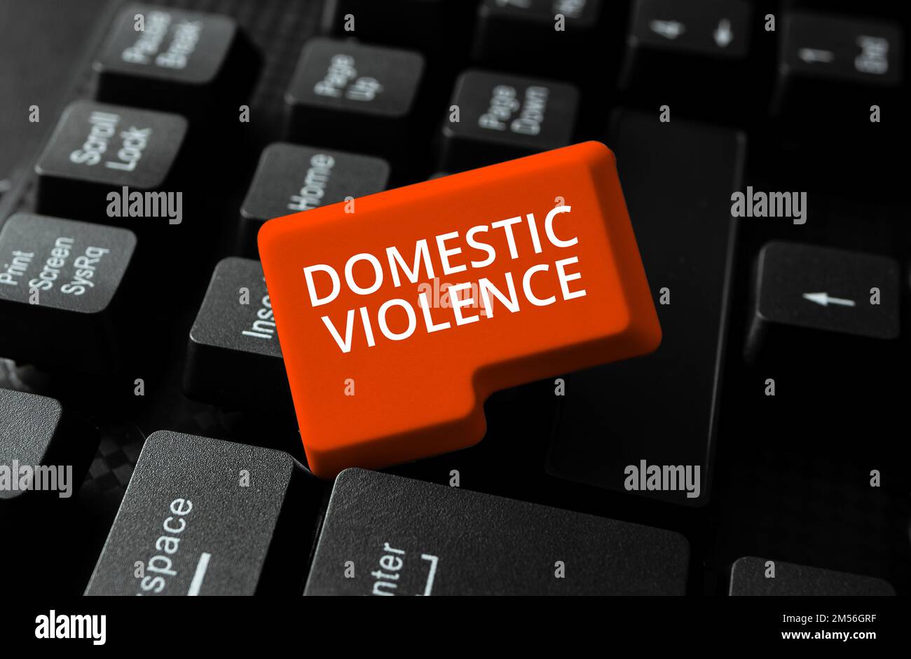 Sign displaying Domestic Violence. Conceptual photo violent or abusive ...