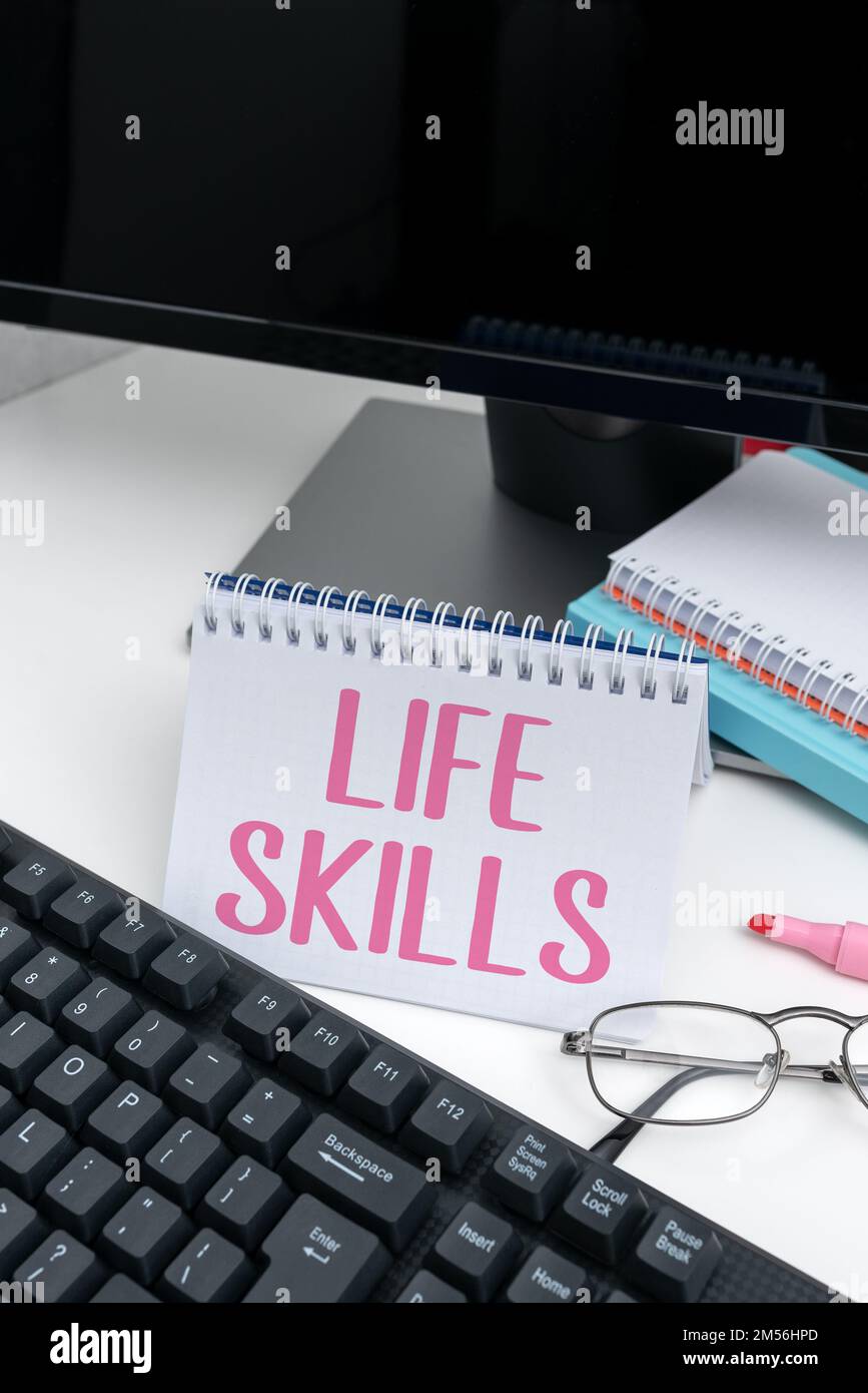 Sign displaying Life Skills. Internet Concept that is necessary or ... Sign displaying Life Skills. Internet Concept that is necessary or ...