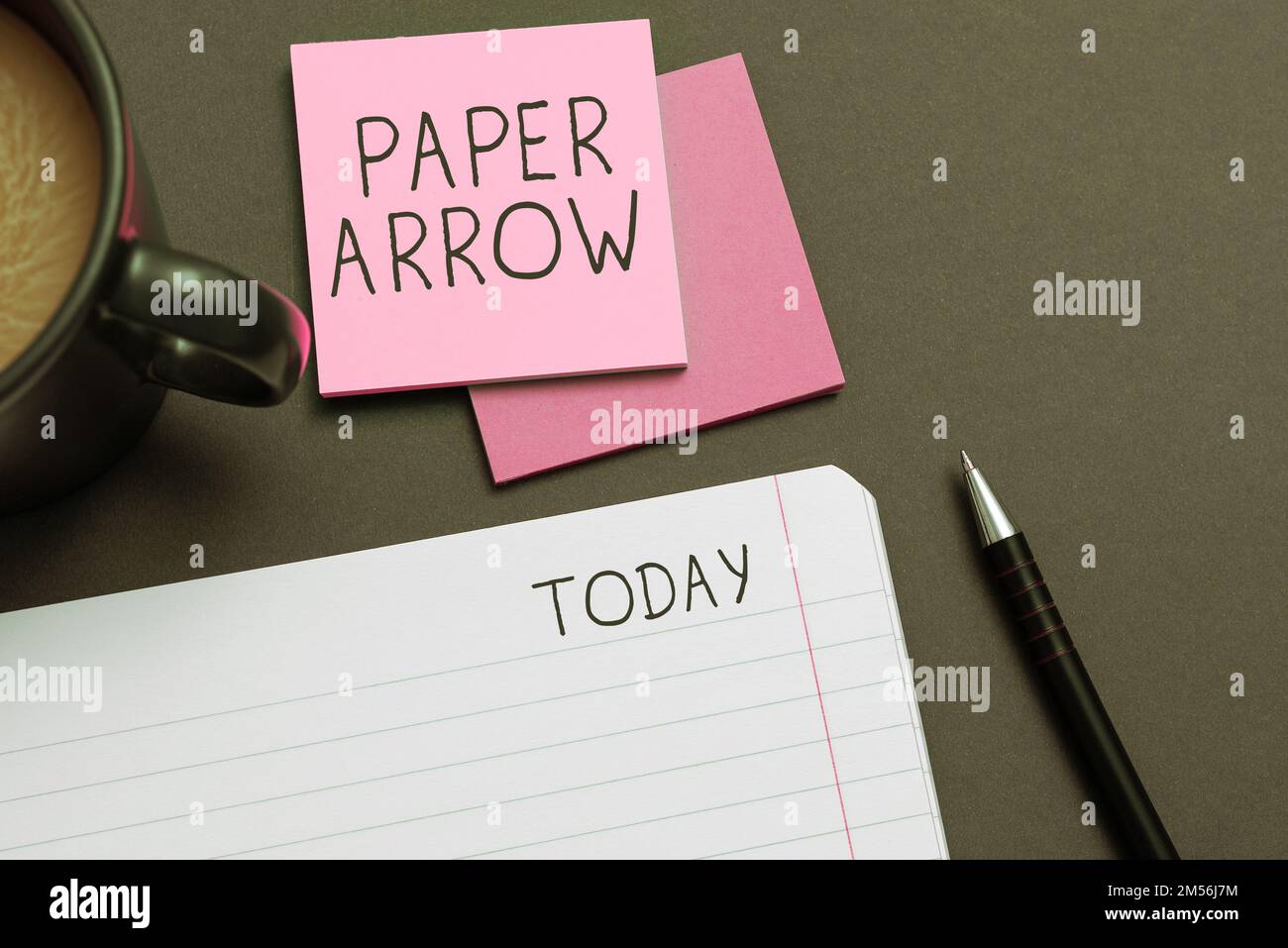 Sign displaying Paper Arrow. Business showcase Business infographic use ...