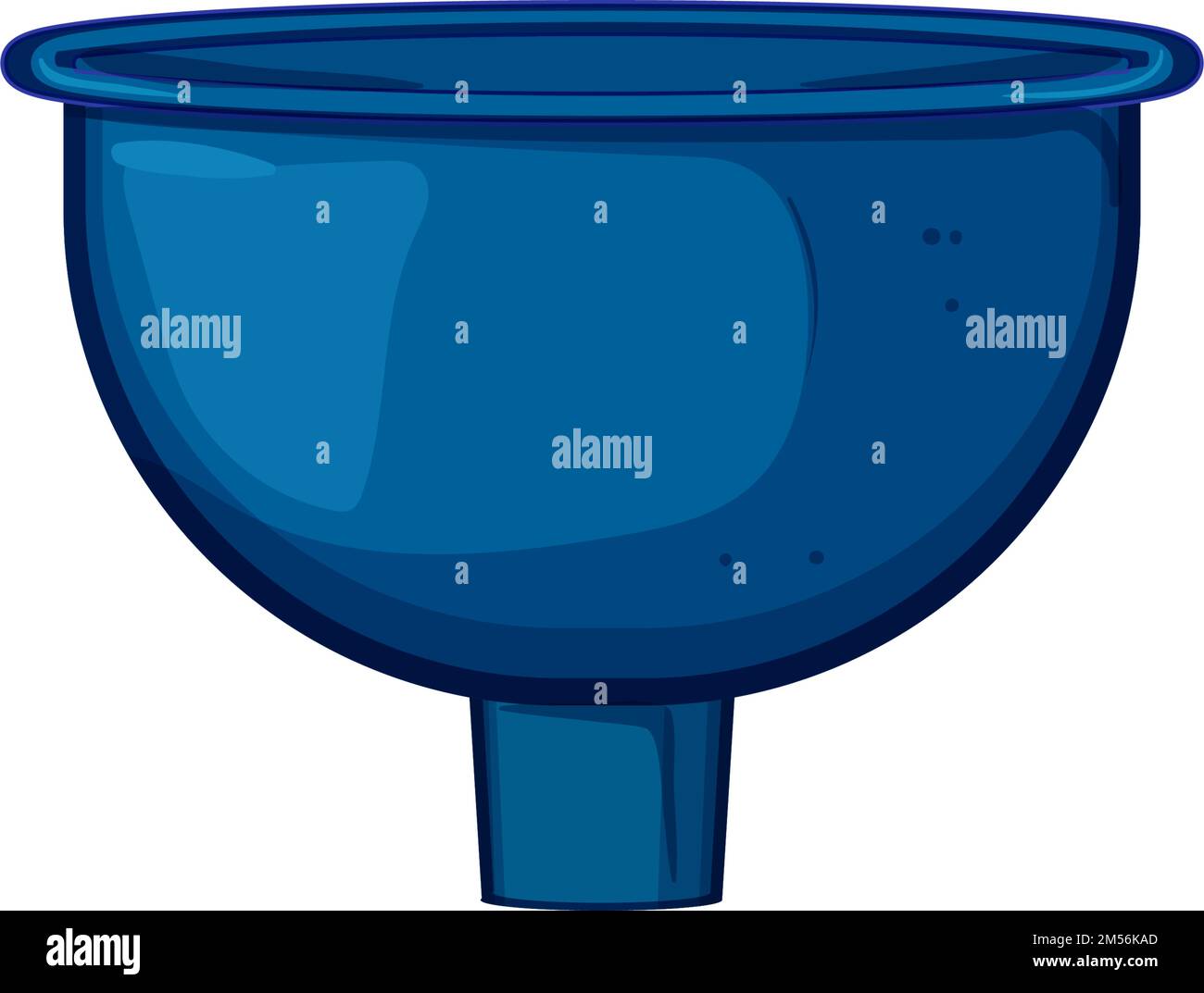 target funnel business cartoon vector illustration Stock Vector Image ...