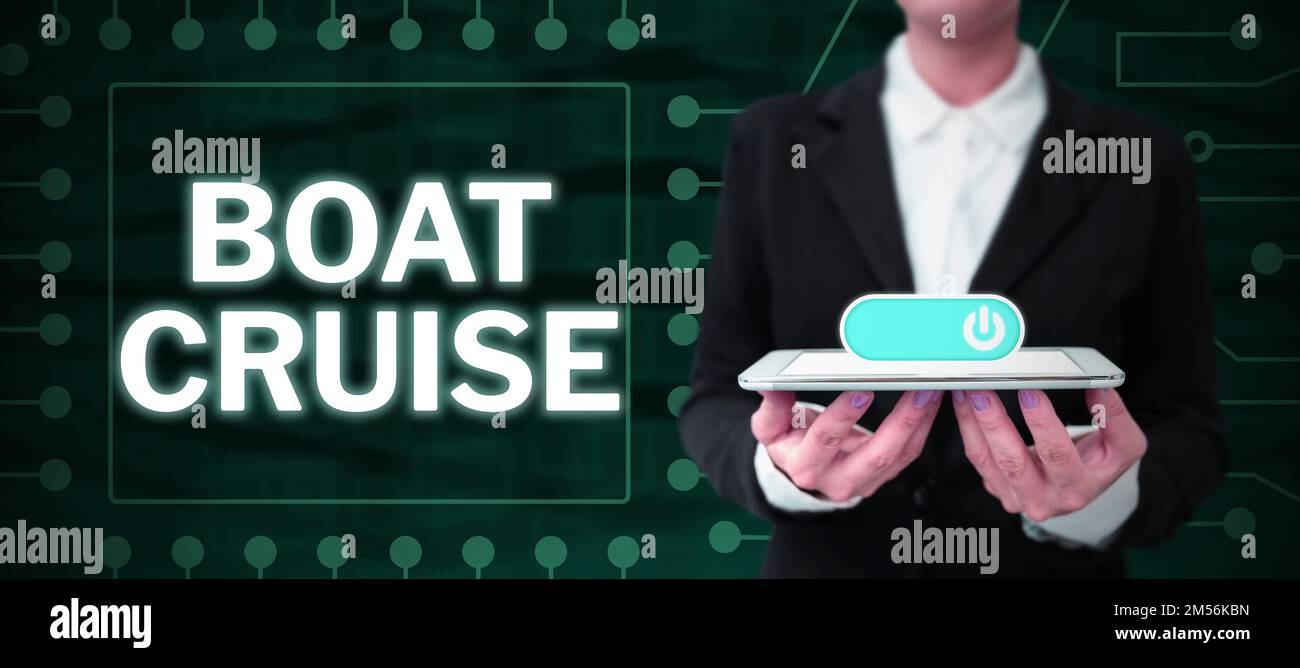Inspiration showing sign Boat Cruise, Internet Concept sail about in ...