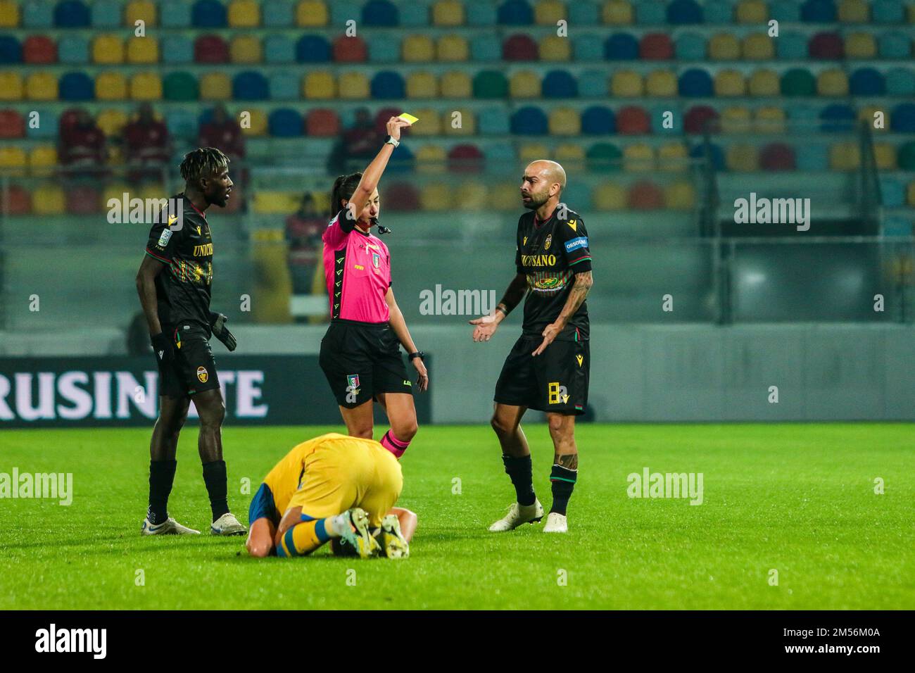 Maria Sole Ferrieri Caputi (referee) during the Italian soccer Serie B ...