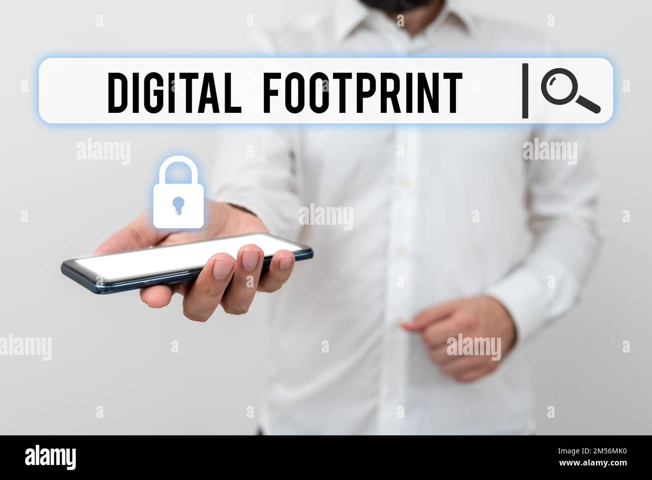 Inspiration showing sign Digital Footprint, Business overview uses ...