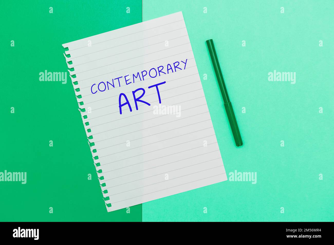 Handwriting text Contemporary Art. Business overview made today by ...