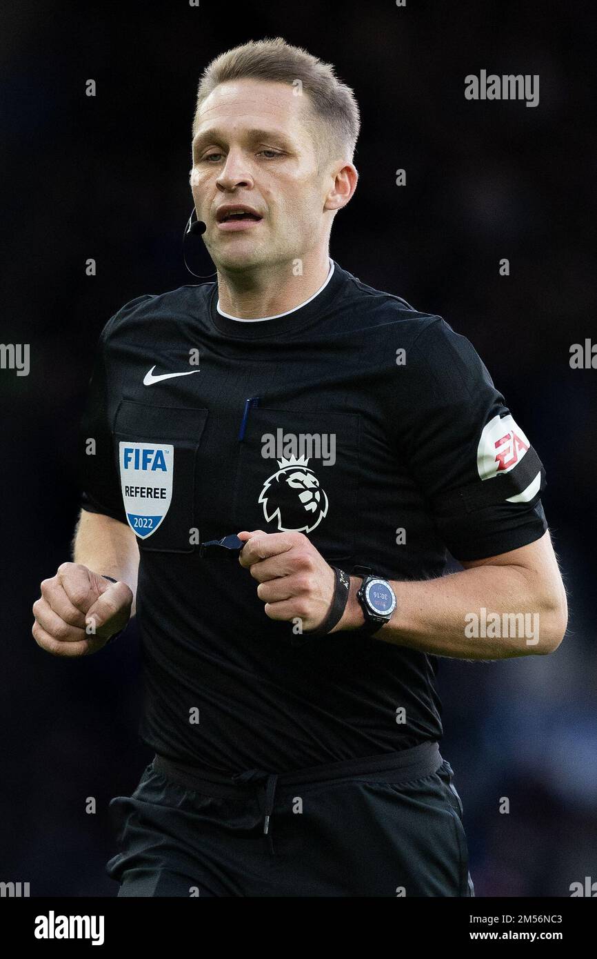 referee Craig Pawson during the Premier League match Everton vs ...