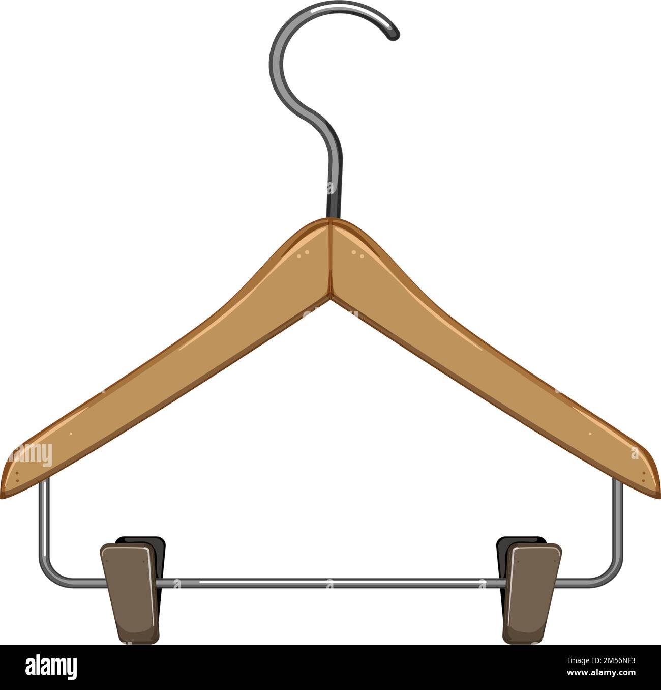 closet hanger clothes cartoon vector illustration Stock Vector Image ...
