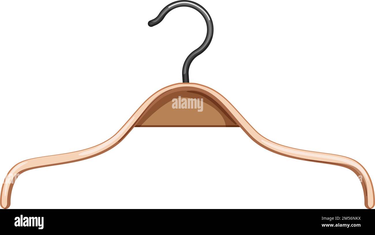 store hanger clothes cartoon vector illustration Stock Vector Image ...