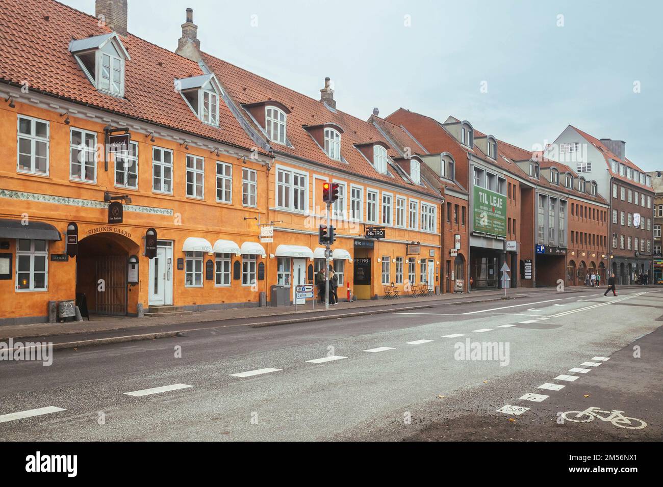 Aalborg, Denmark, October 2021: beautiful Scandinavian architecture ...