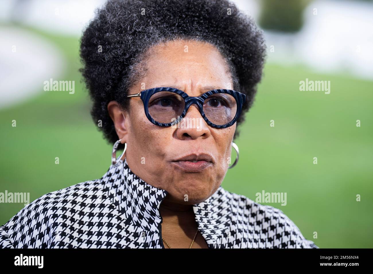UNITED STATES - SEPTEMBER 7: HUD Secretary Marcia Fudge is seen after ...