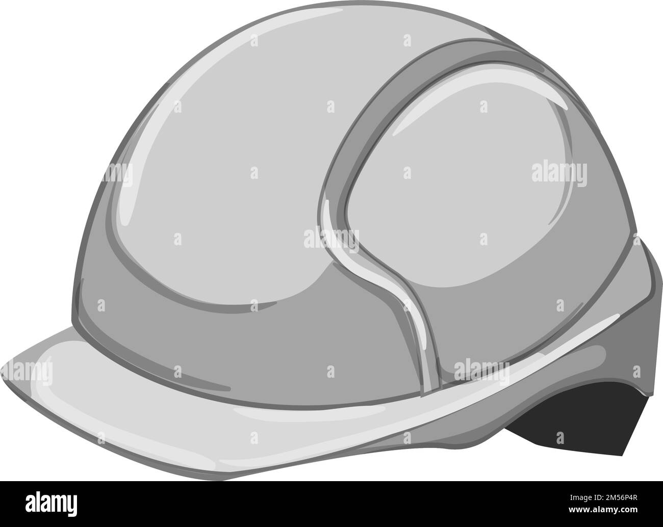 safety helmet builder cartoon vector illustration Stock Vector Image ...