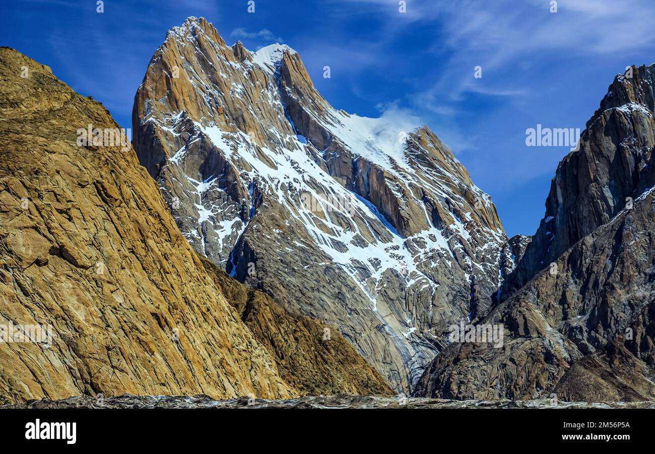 The Trango Towers are a family of rock towers situated in Gilgit ...