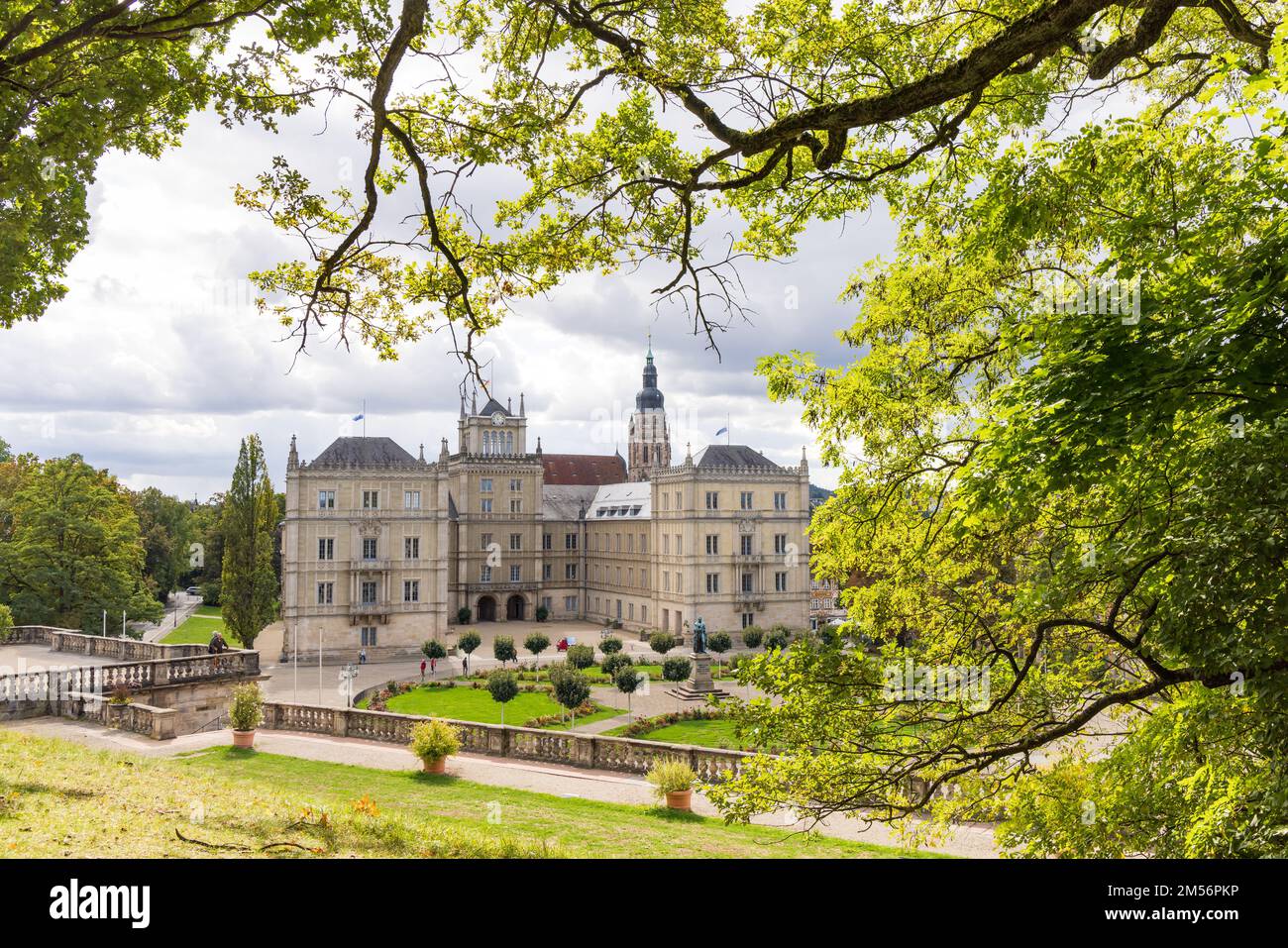 Coburg, Germany - September 16, 2022: Ehrenburg Palce in ancient city ...