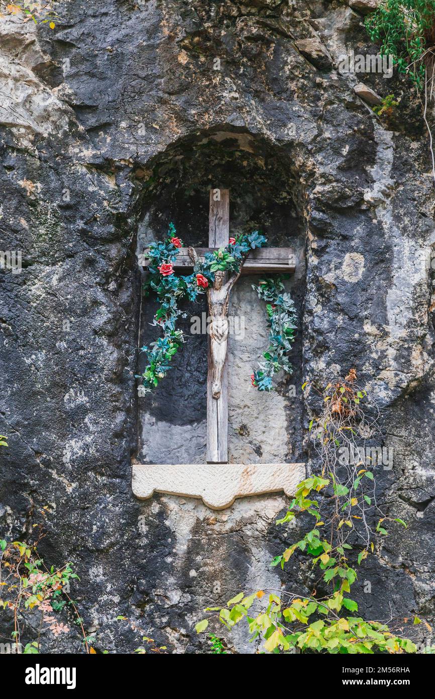Cross rock symbol hi-res stock photography and images - Alamy