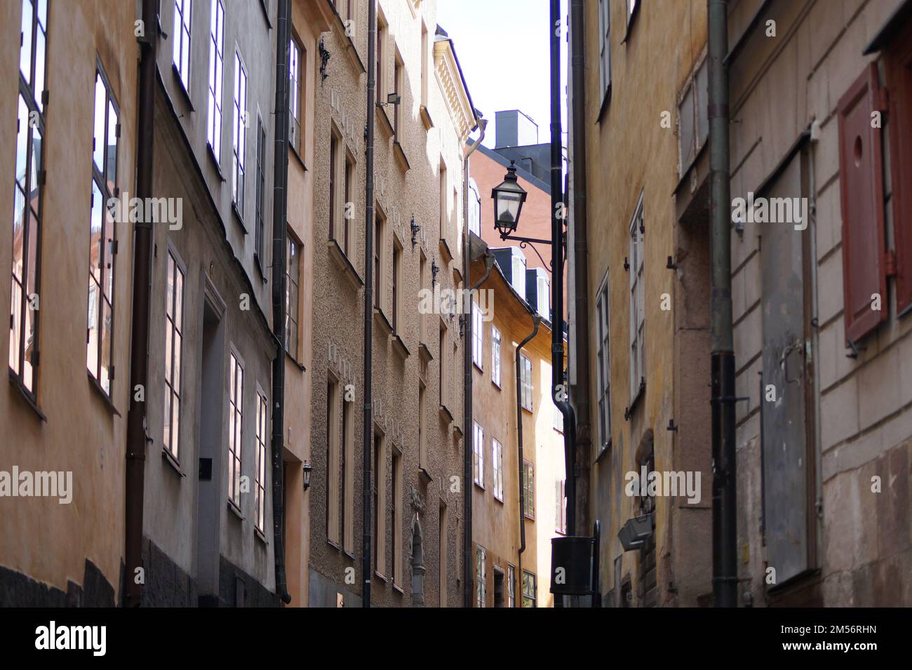 Empty alley amidst buildings hi-res stock photography and images - Alamy