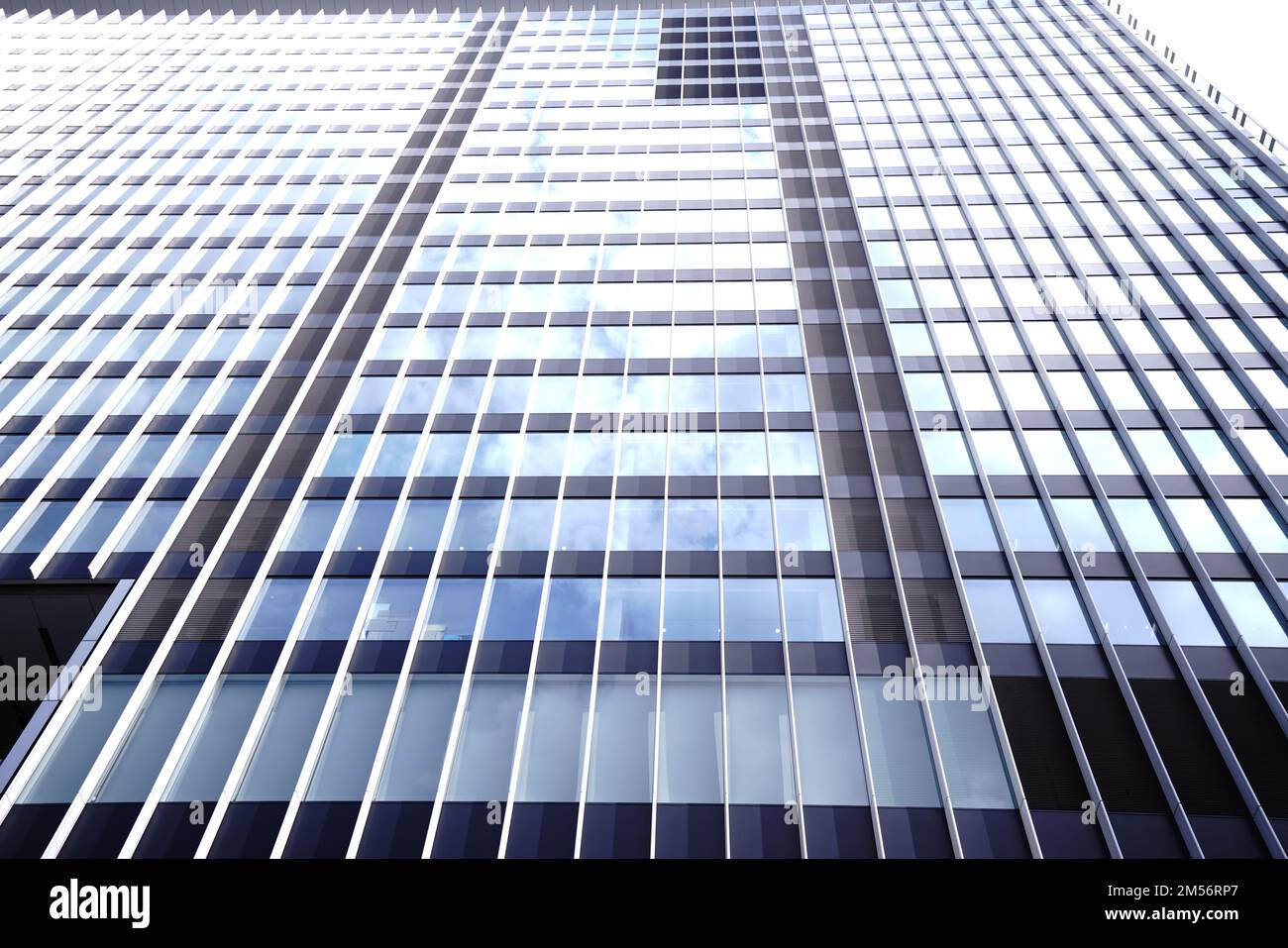 A low angle of a tall modern building Stock Photo - Alamy