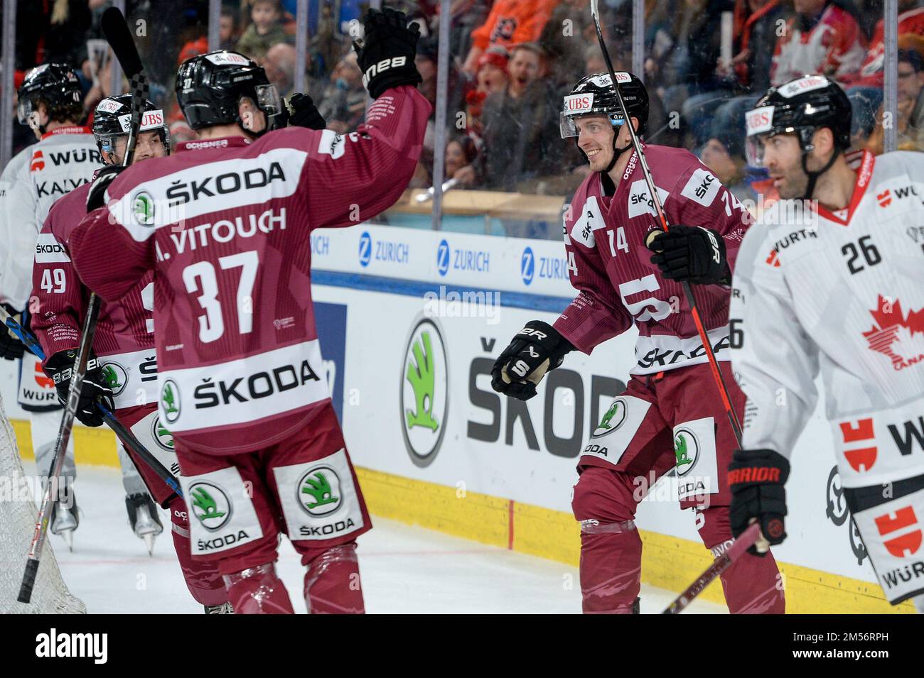 Davos, Eisstadion Davos, Spengler Cup: HC Sparta Praha - Team, Canada ...