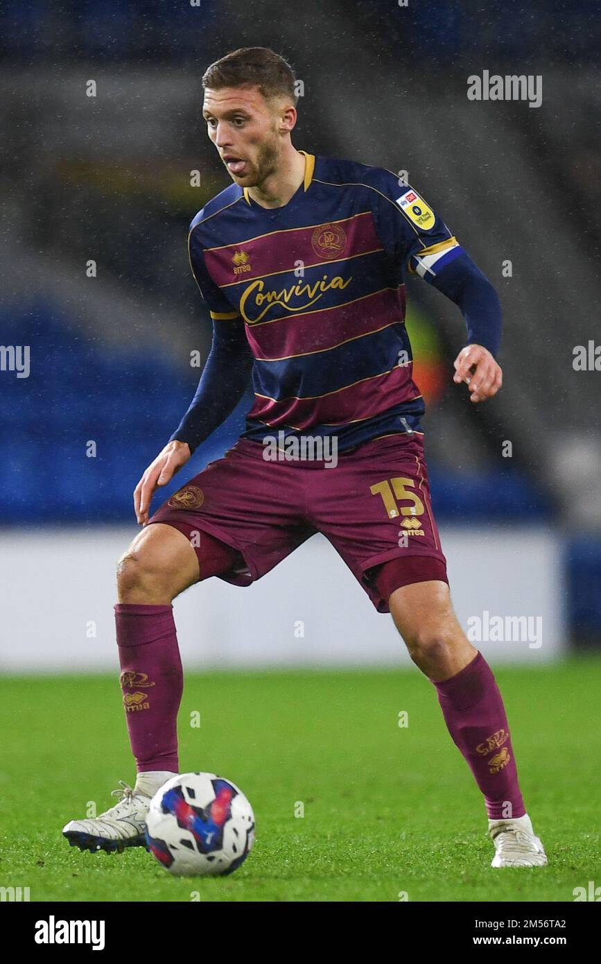 Sam Field #15 of QPR during the Sky Bet Championship match Cardiff City ...